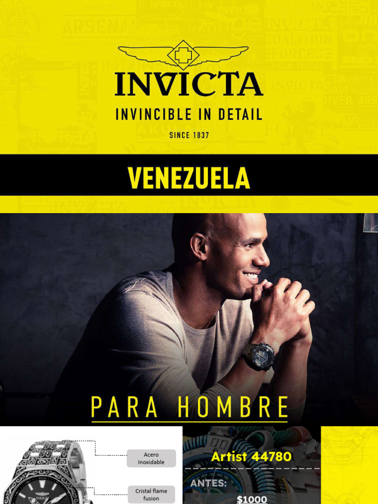Catalogo Hombre Invicta Noviembre 2024. - Compressed | PDF | Cristal | Cristalografía