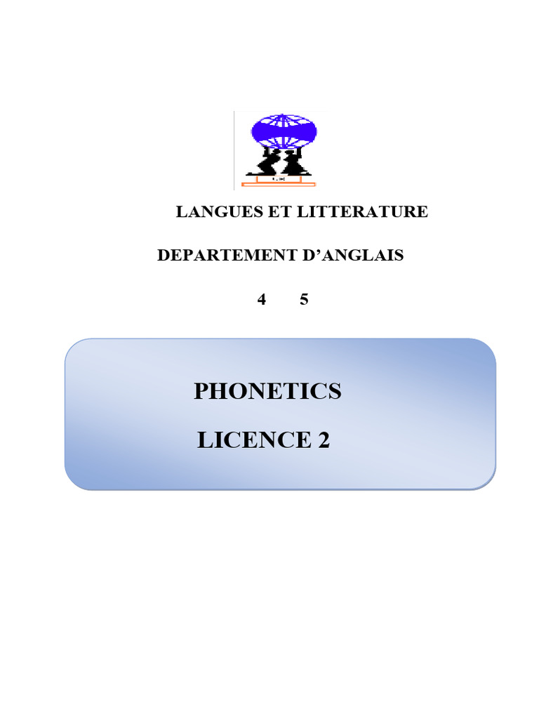Phonetics Course 2024-2025 - 020915 | PDF | Syllable | Stress (Linguistics)