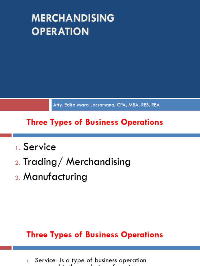 420 Merchandising 20 Operation 20 Handout | PDF | Discounting | Net Income