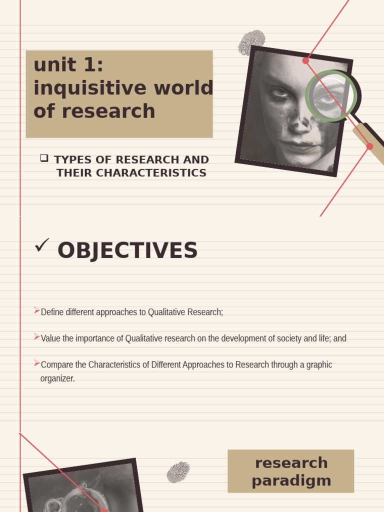 Prares1 Types and Characteristics of Research | PDF | Qualitative ...