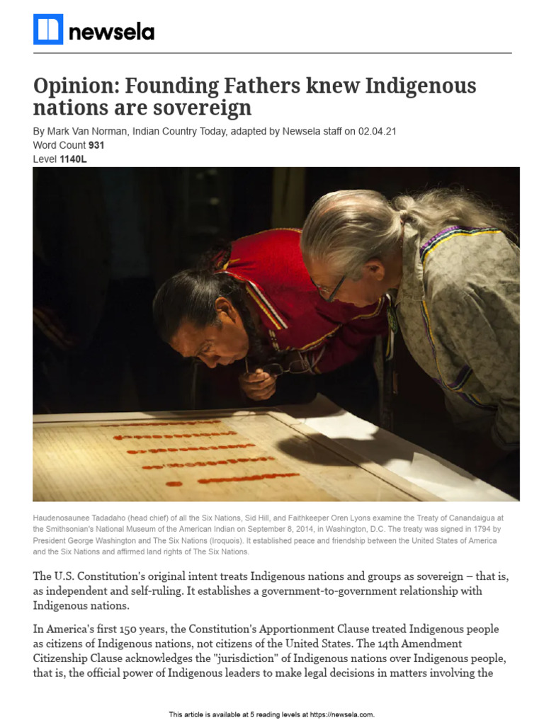 Opinion Commerce Clause Native Americans | PDF | Treaty | Native ...