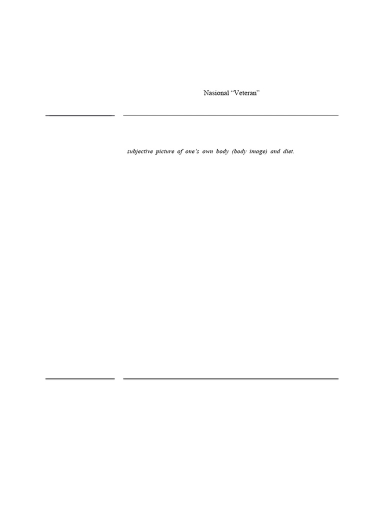 Hubungan Body Image dan Pola Makan dengan KEK Remaja Putri | PDF