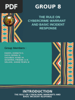 Cybercrime Warrant | PDF | Search Warrant | Cybercrime