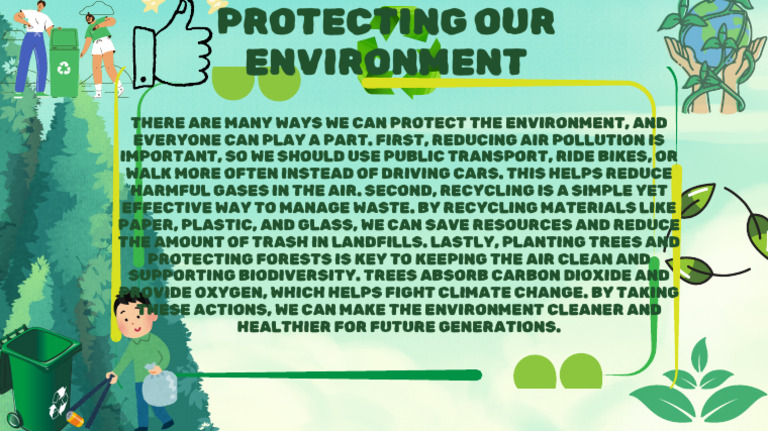 Protecting Our Environment | PDF