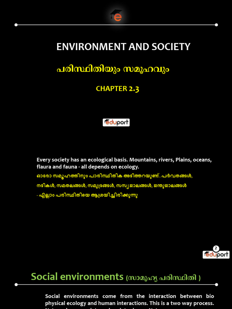p1 Humanities - 2,3, Fastrack - Sociology - 2.3. Environment and Society | PDF