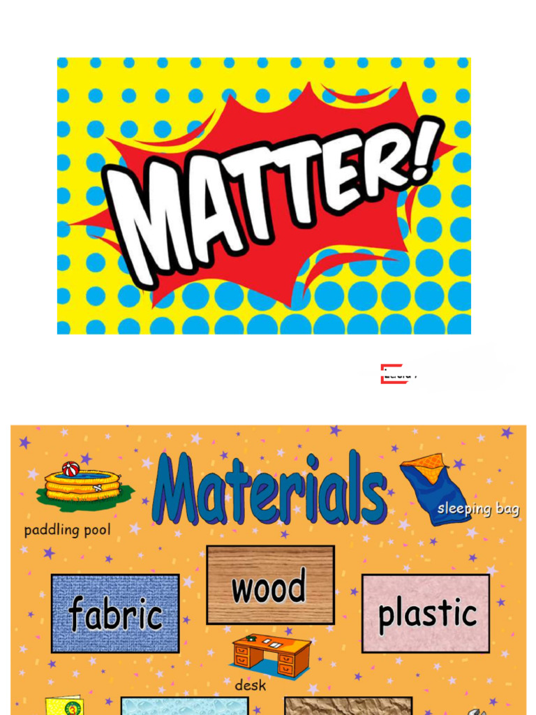 Natural Science Unit 4 - Matter - Lucia Abalos | PDF