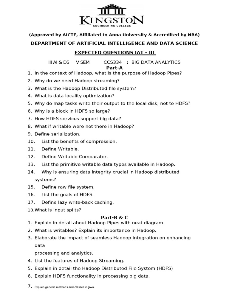 Expected IAT 3 BDA | PDF