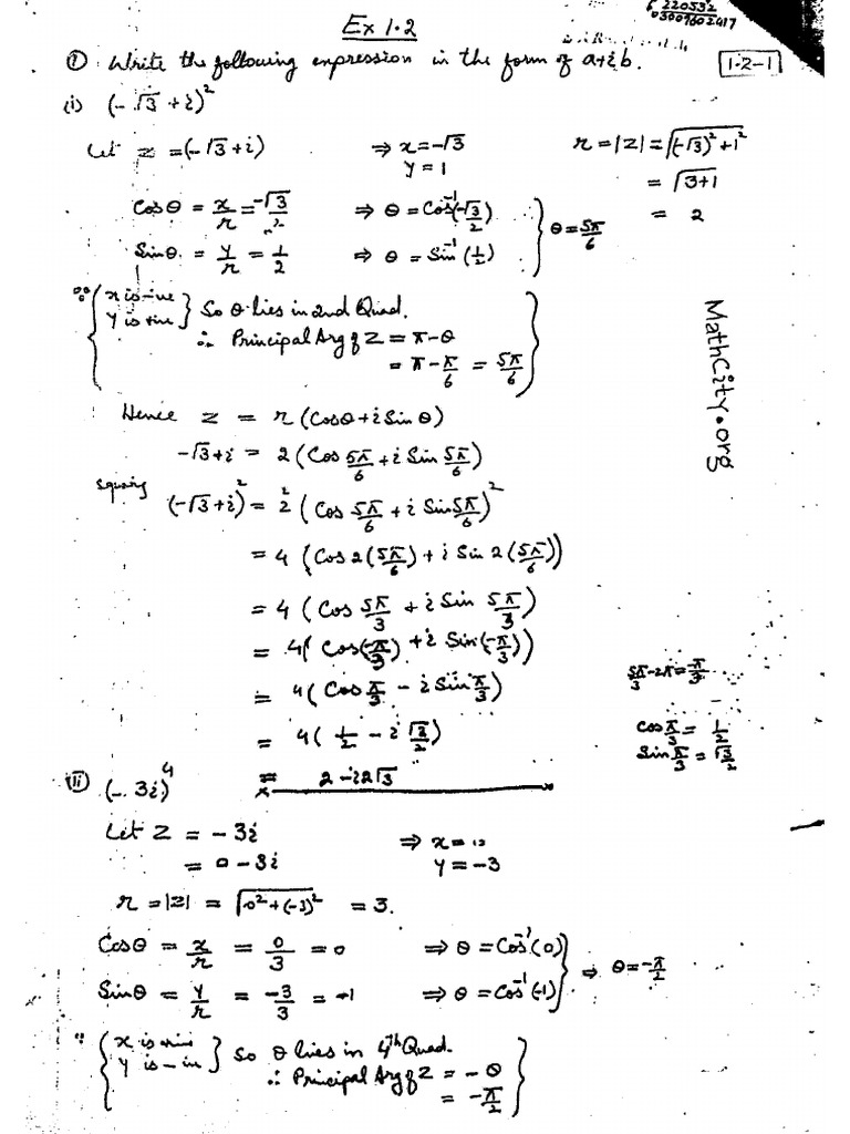 Chap 01 Solutions Ex 1 2 Method | PDF
