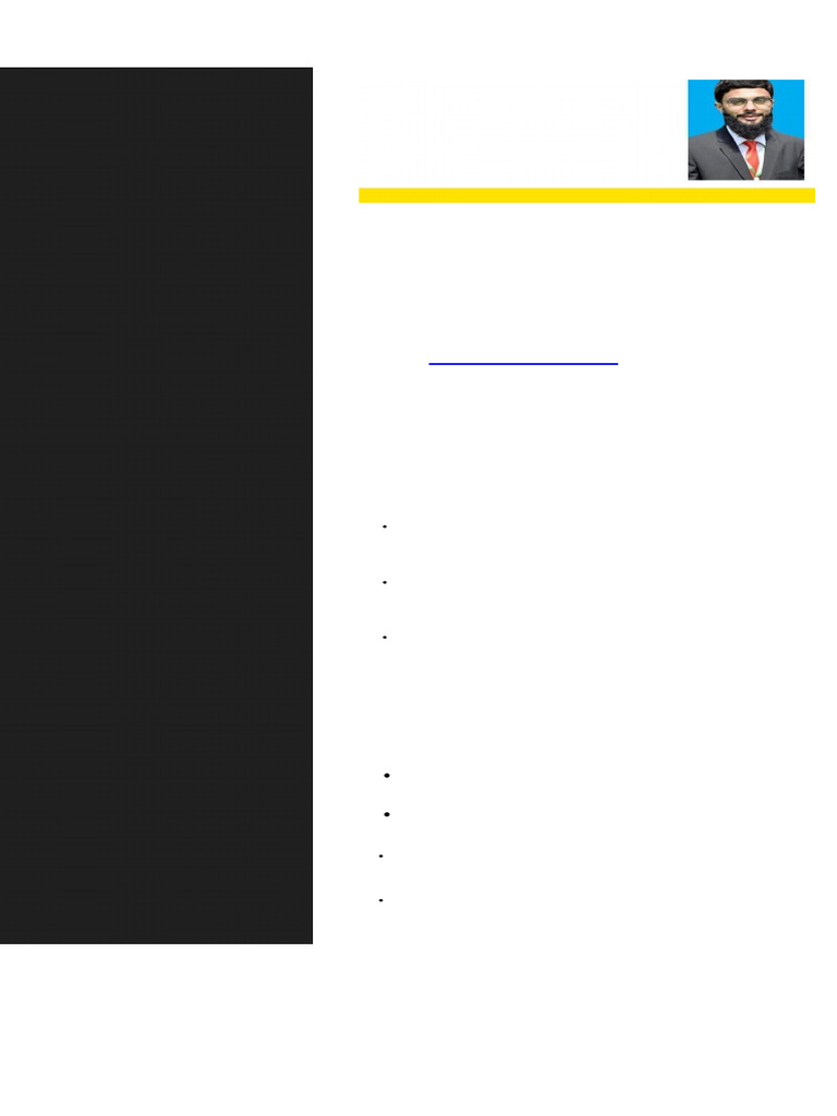 Mohsin CV With Experience-Converted (1) 063352 | PDF