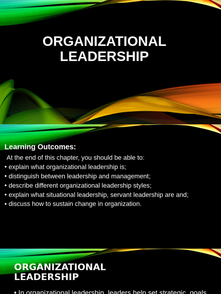Organizational Leadership (Autosaved) - 1 - 114056 | PDF | Leadership | Organizational Behavior