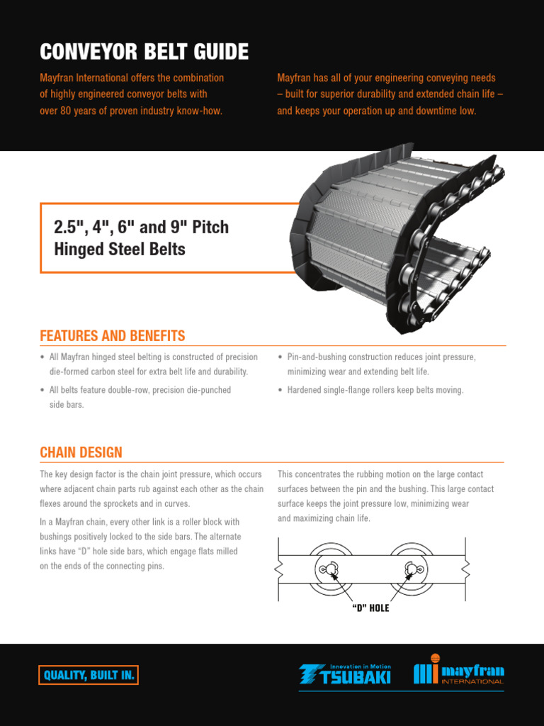 Hinged Steel Belt Guide | PDF