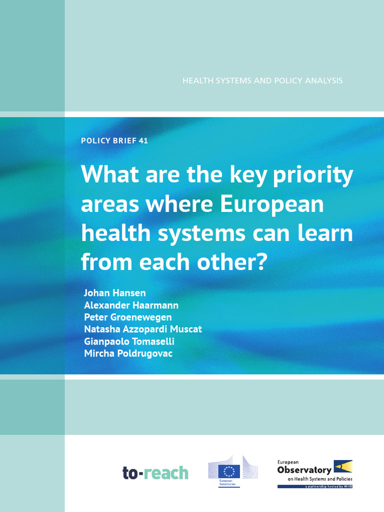 European Health Systems Learning | PDF | Innovation | European Union