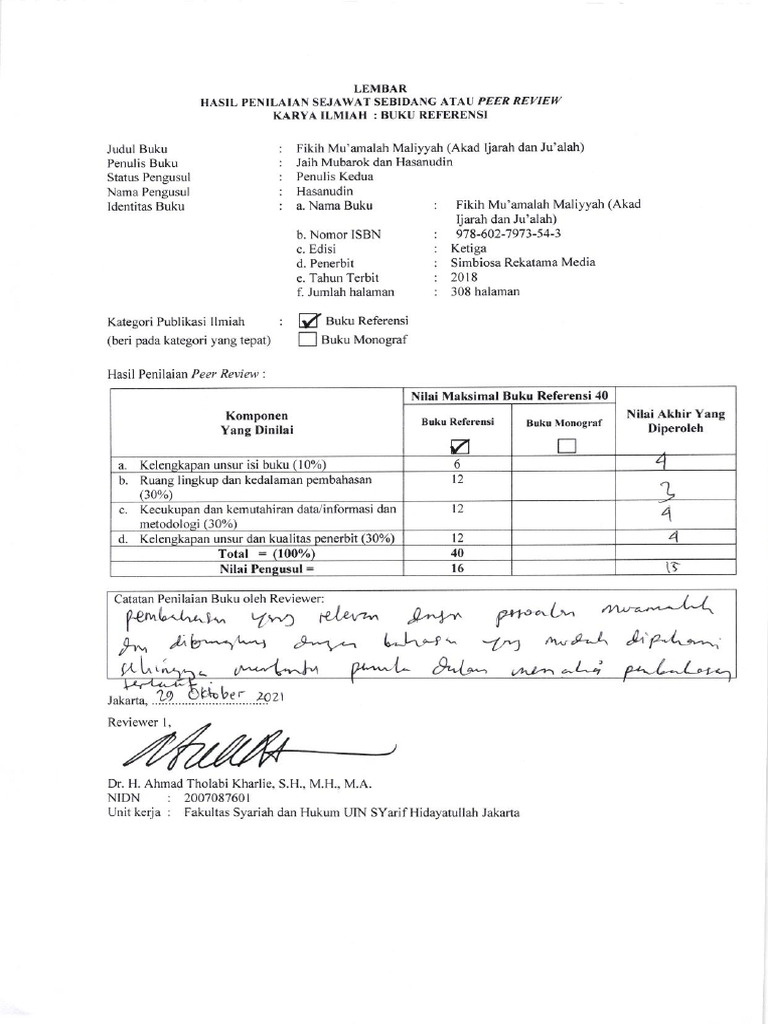 Hasanudin Peer Buku Ijarah Jualah | PDF