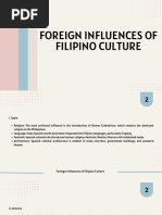 Foreign Influences in Filipino Culture | PDF | Philippines | Korean Cuisine
