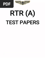 Aviation Study Material - Sample Questions For RTR (A) Part 1 Exam ...