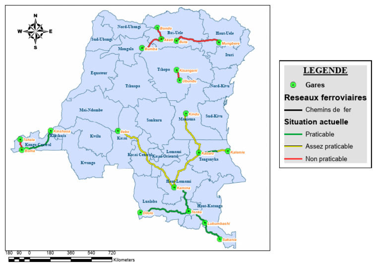 Carte RDC Chemins de Fer | PDF