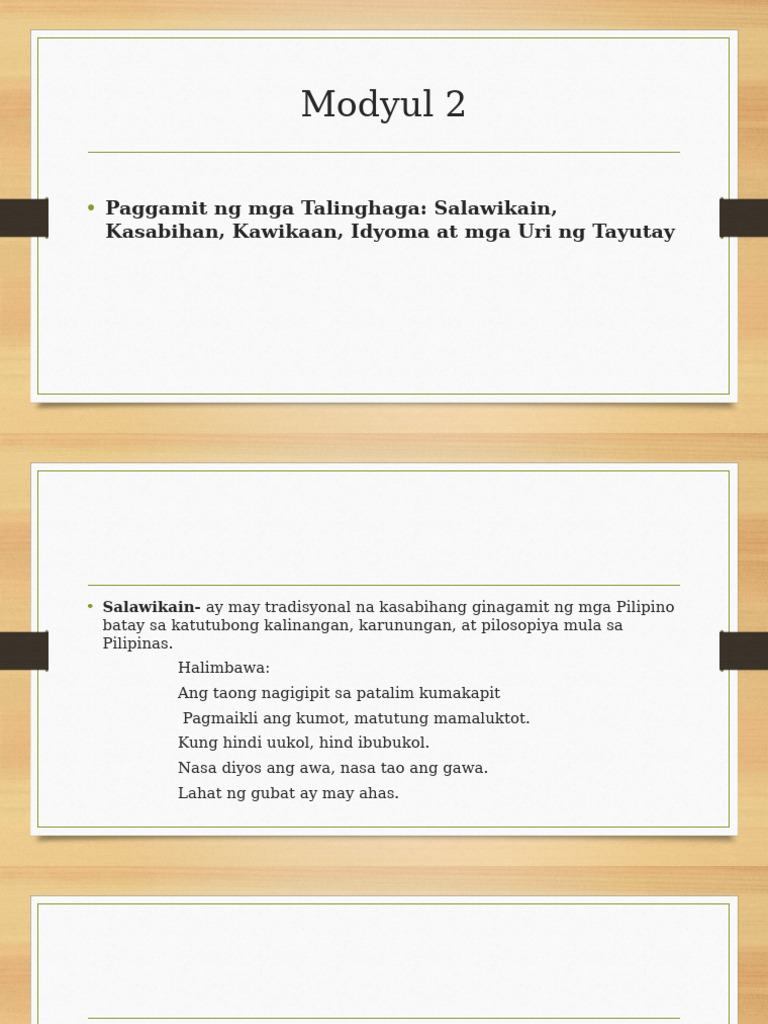 Modyul 2 Retorika | PDF