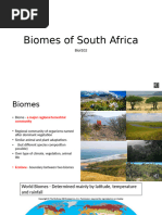South Africa Biomes Overview Map | PDF | Home & Garden