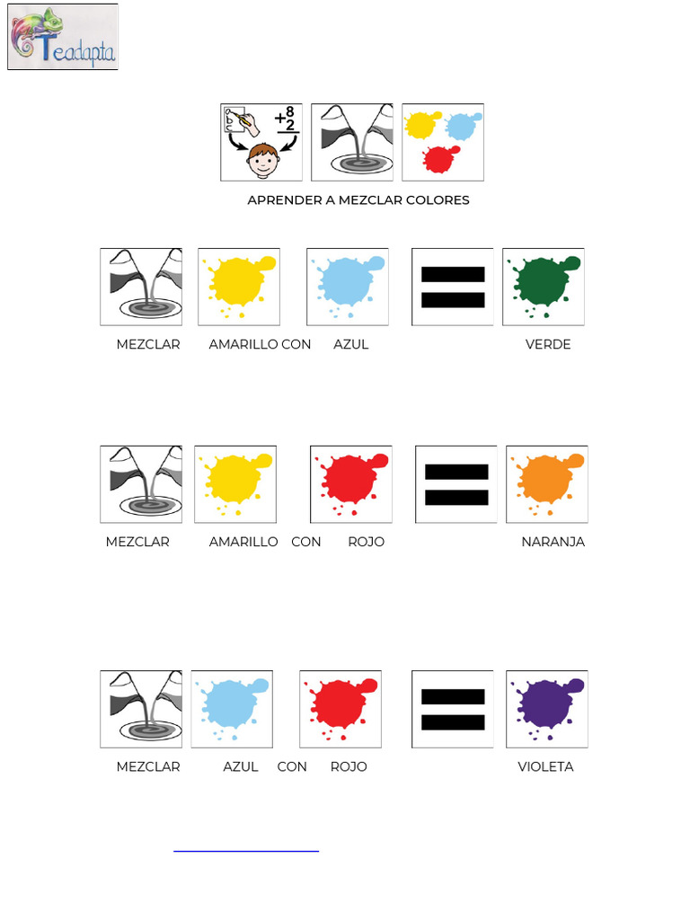Aprender A Mezclar Colores Primarios | PDF