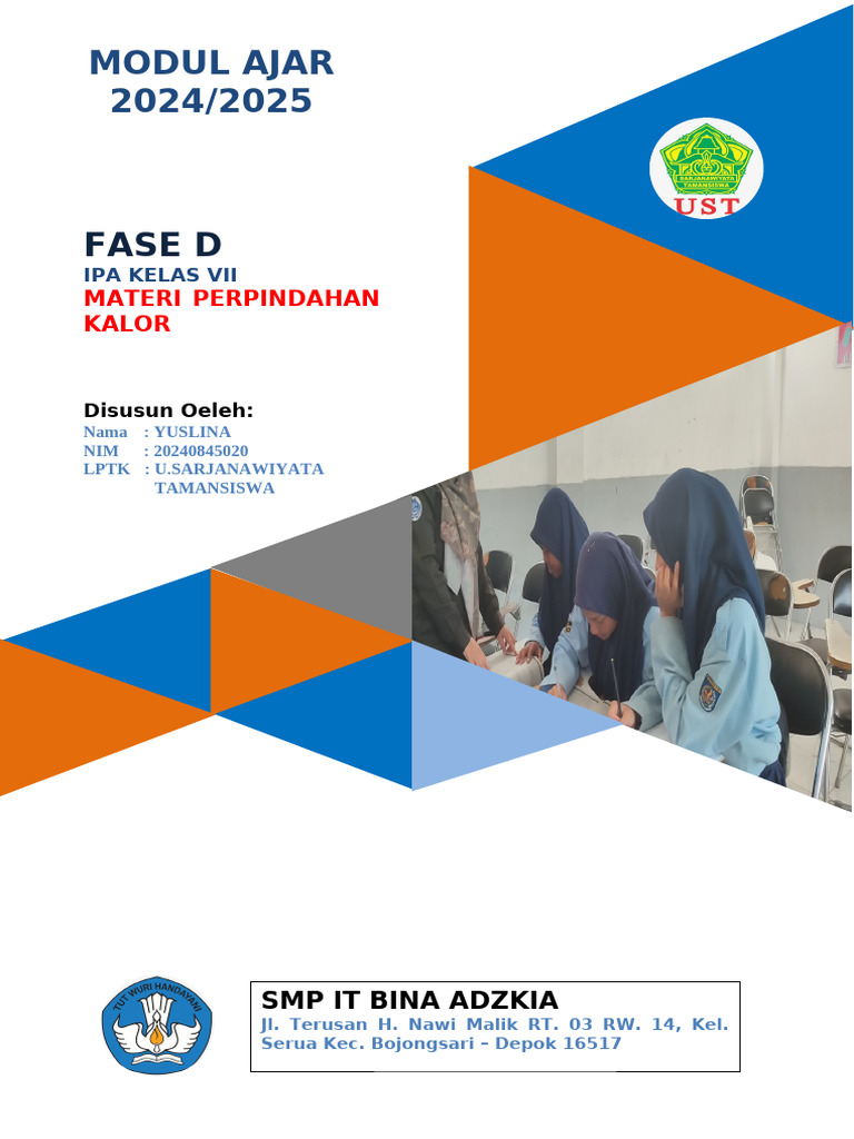 Modul Ajar Ukin | PDF | Karier & Perkembangan | Sains & Matematika