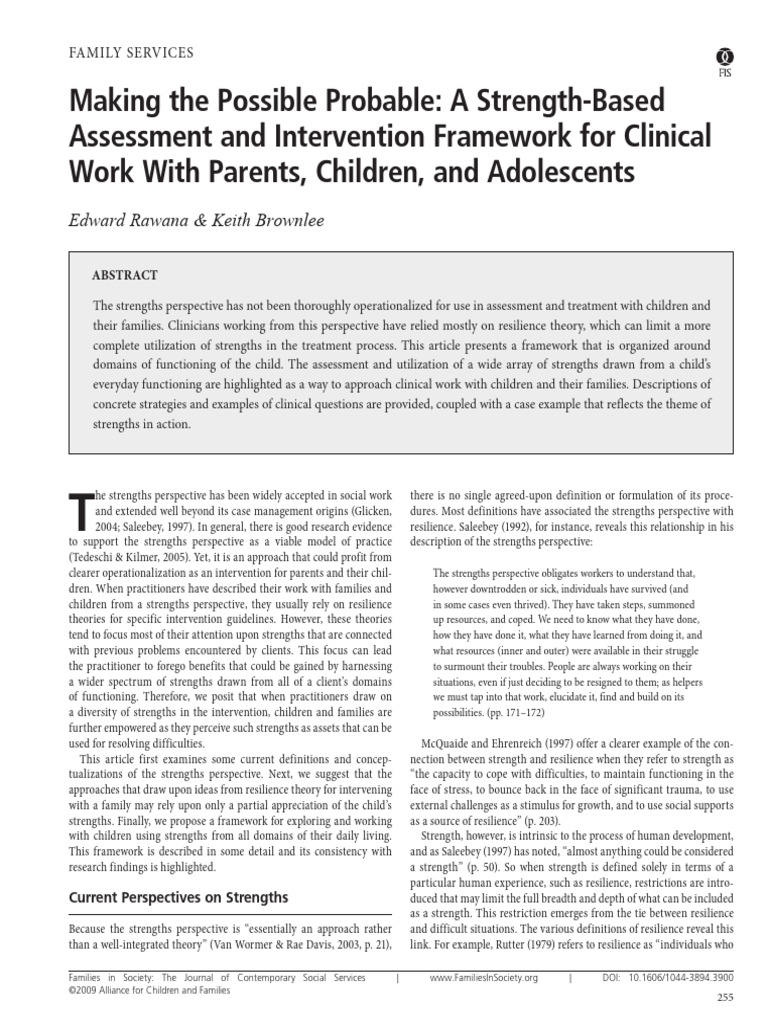 Making The Possible Probable | PDF | Psychological Resilience | Social Work