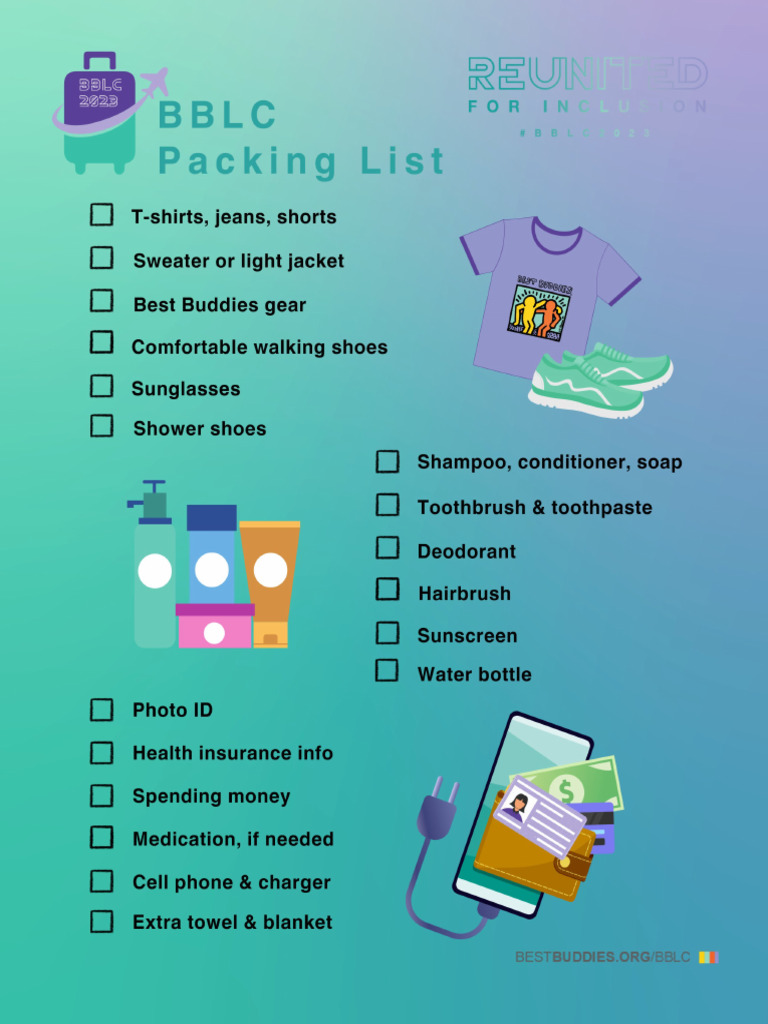 BBLC Packing List | PDF