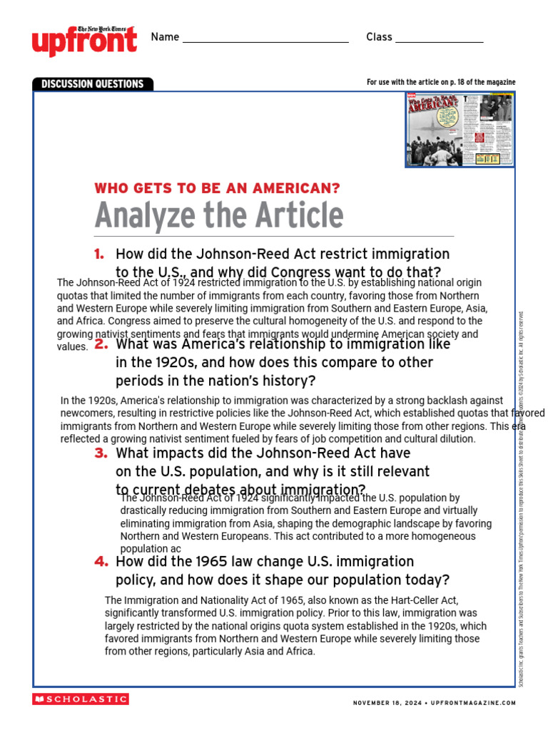Immigration's Historical Impact | PDF | Immigration | Human Migration