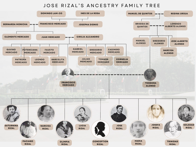 Rizal Family Tree | PDF