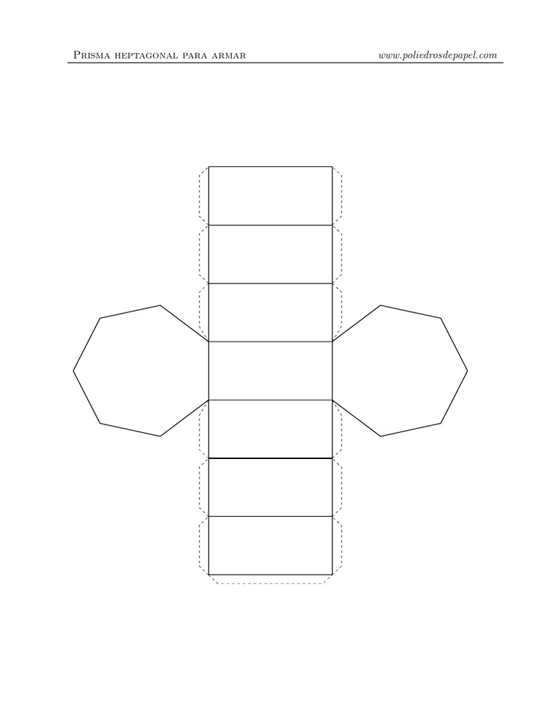 Prisma Heptagonal | PDF
