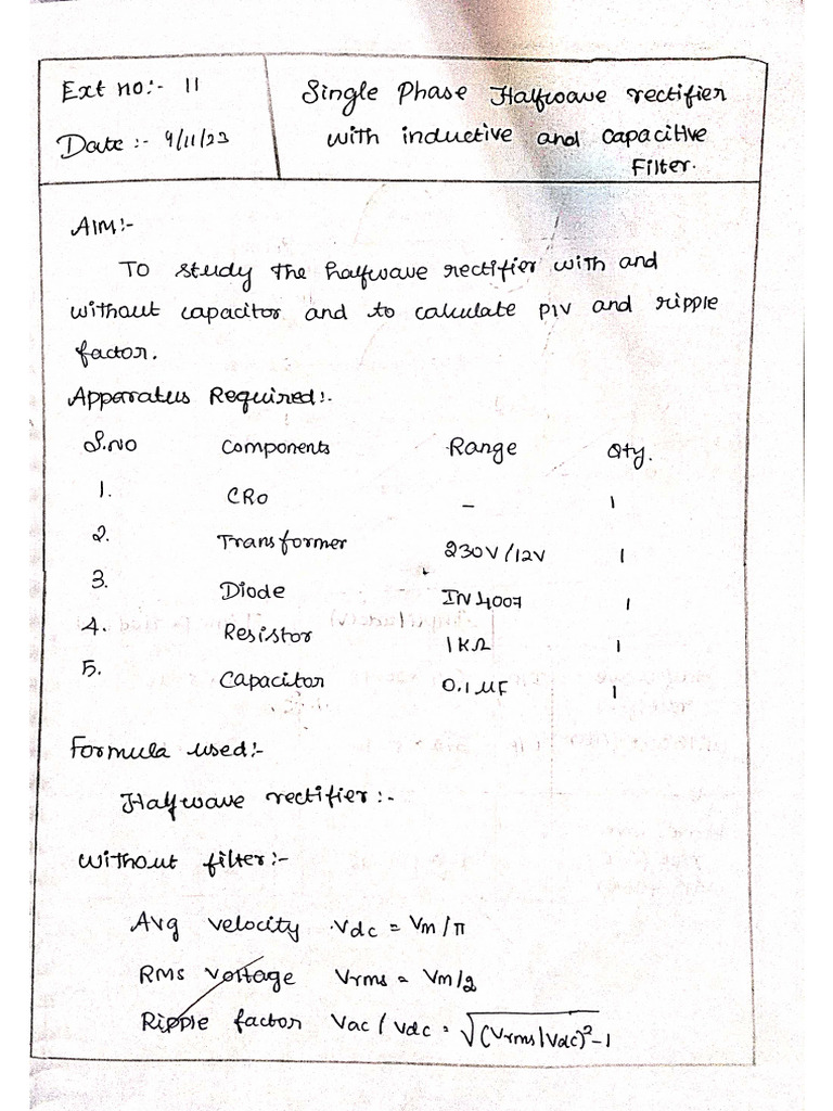 Edc Experiment | PDF
