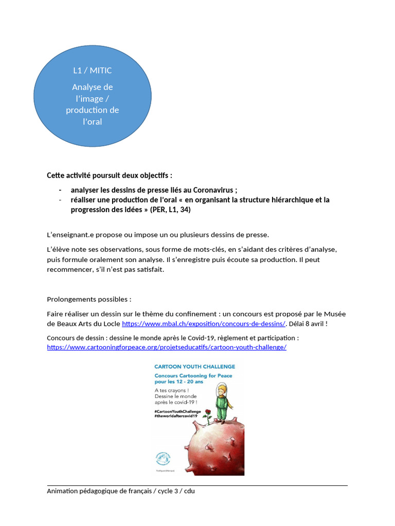 Analyse de dessins de presse Covid-19 | PDF | Dessin