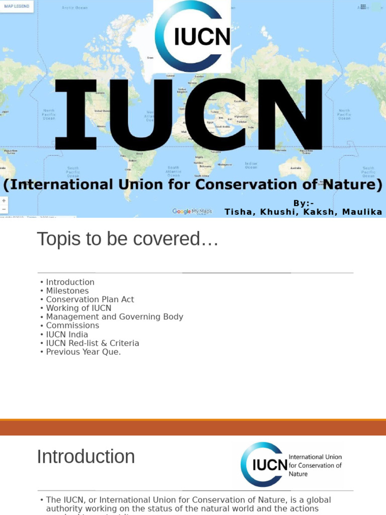 IUCN - PPTX 20241120 201224 0000 | PDF | International Union For Conservation Of Nature ...