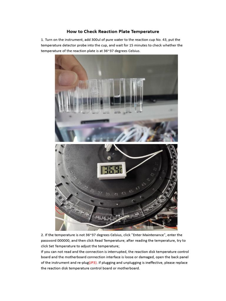 How to Monitor Reaction Plate Temp | PDF