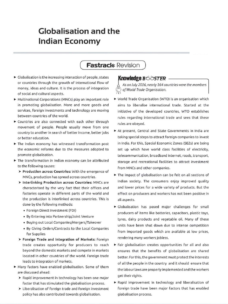 4 - Globalisation | PDF