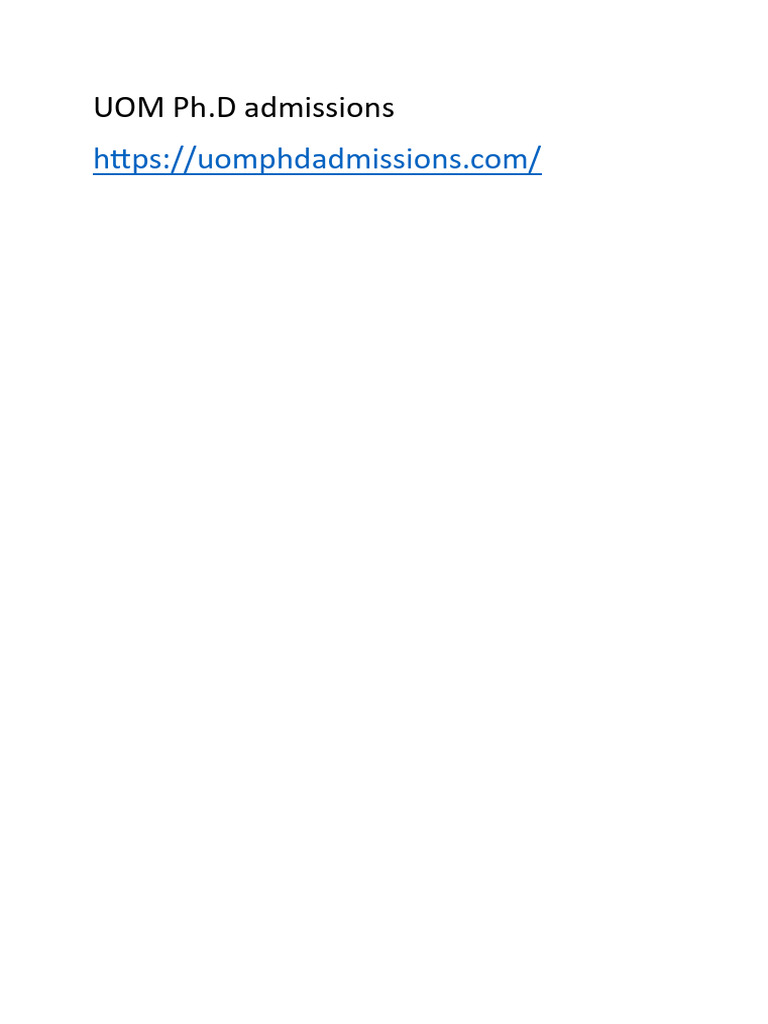 1728651013-UOM PH.D Admission | PDF