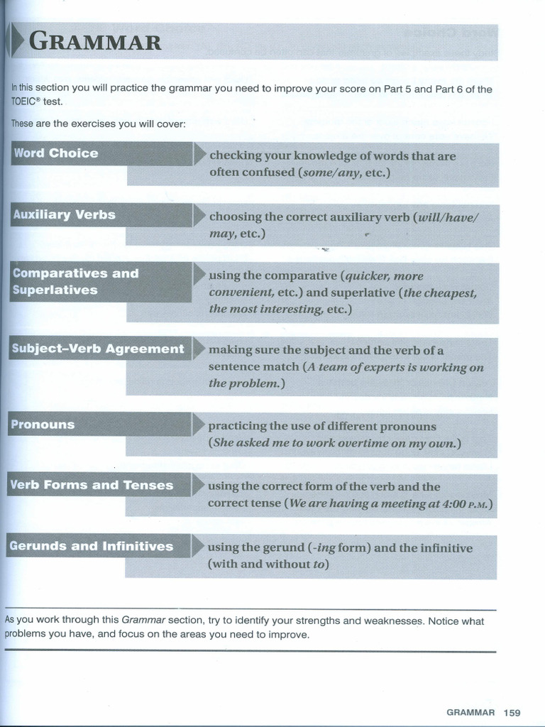 159-174 - Reading - Grammar | PDF