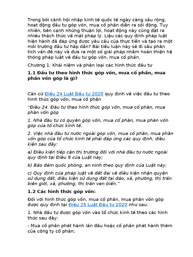 tiểu luận lddt | PDF