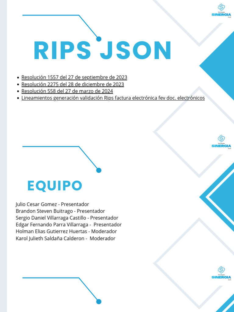Presentación Rips JSON (Cliente) | PDF | Medicamentos con receta | Json