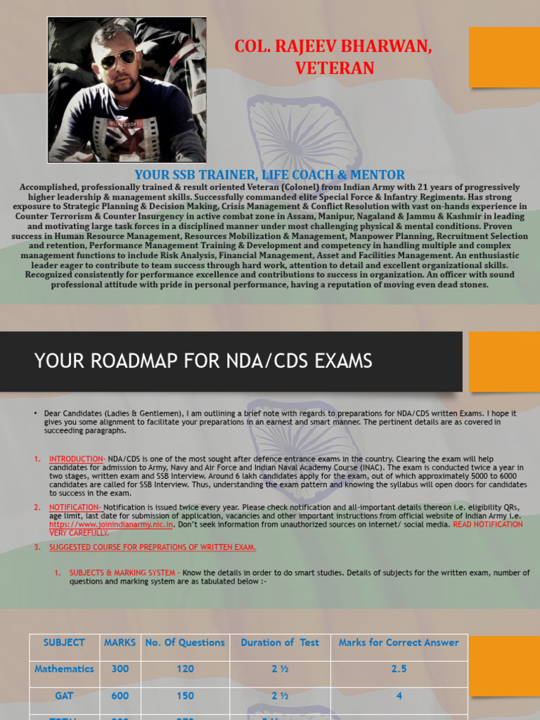 Roadmap To Nda Cds | PDF