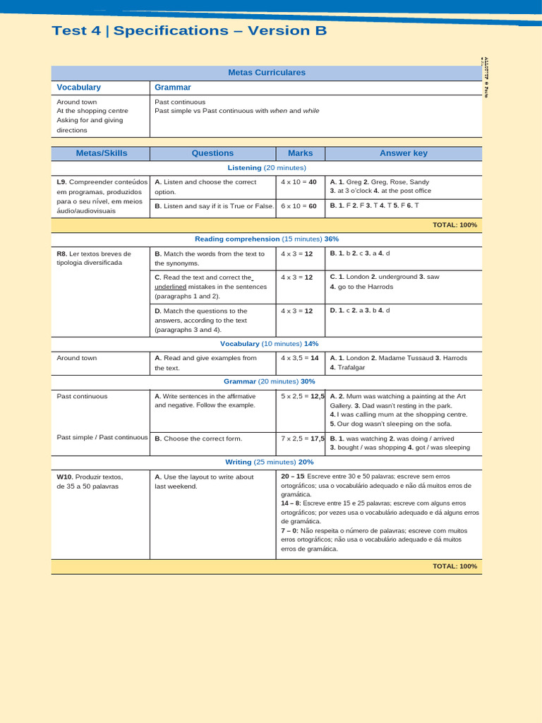Allst7 Tests Unit4 Versionb | PDF