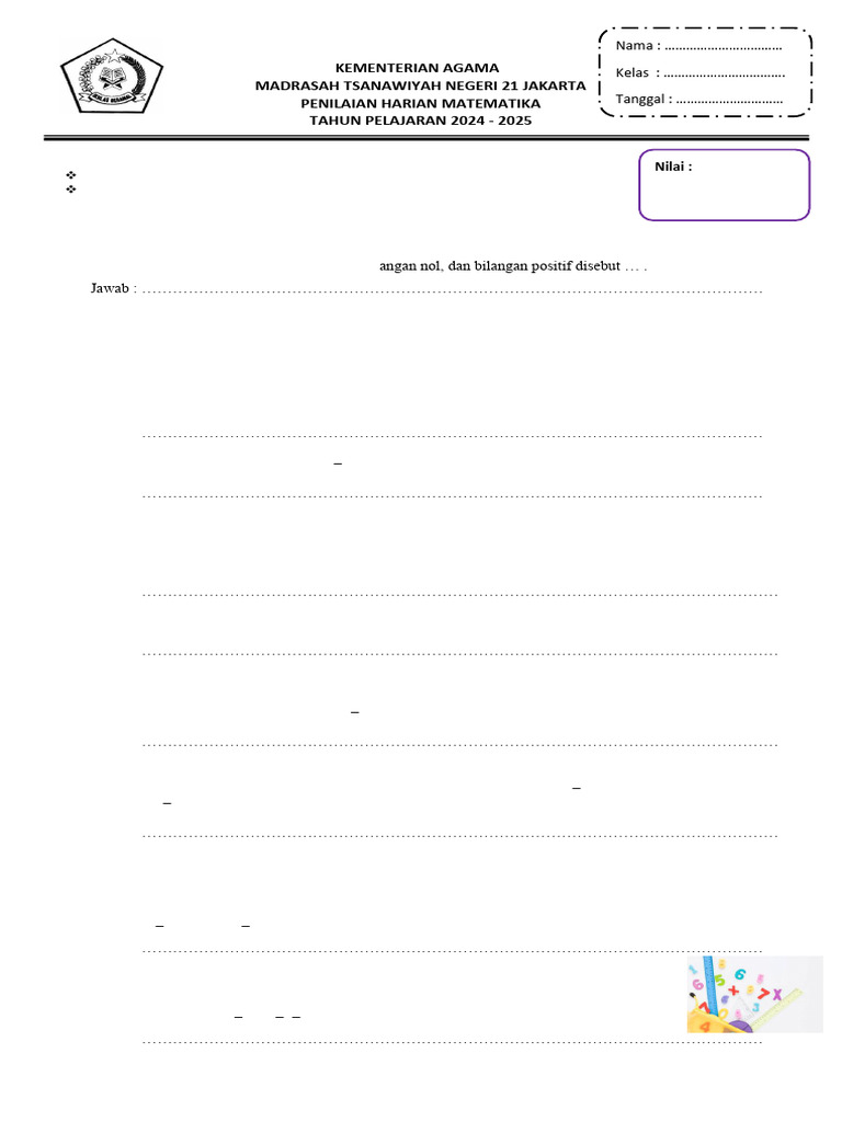 Remedial PH Bab 1 Bilangan Bulat | PDF | Metode & Bahan Ajar