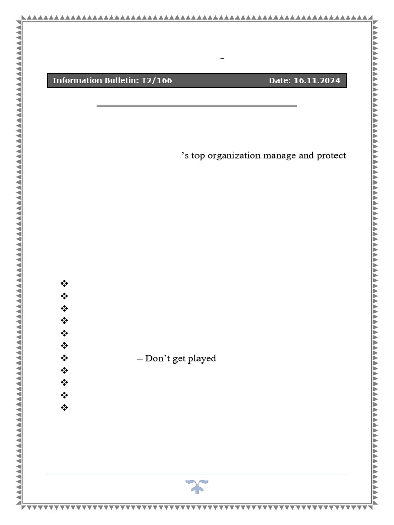 IB T2 - 166 - STD 7 To 9 - A Report On Cybersecurity Program | PDF | Computers
