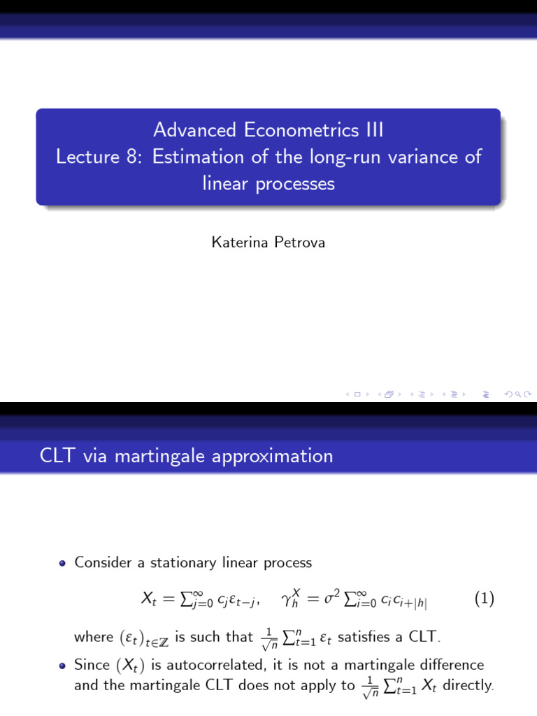 Lecture8 | PDF | Estimation Theory | Statistical Inference