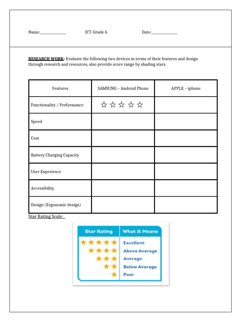 Grade6 Homework Worksheet | PDF