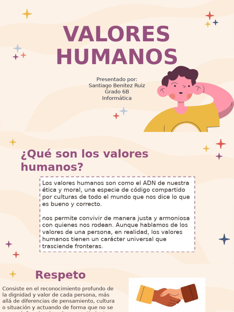 Valores Humanos para Jóvenes Estudiantes | PDF | Justicia | Crimen y ...