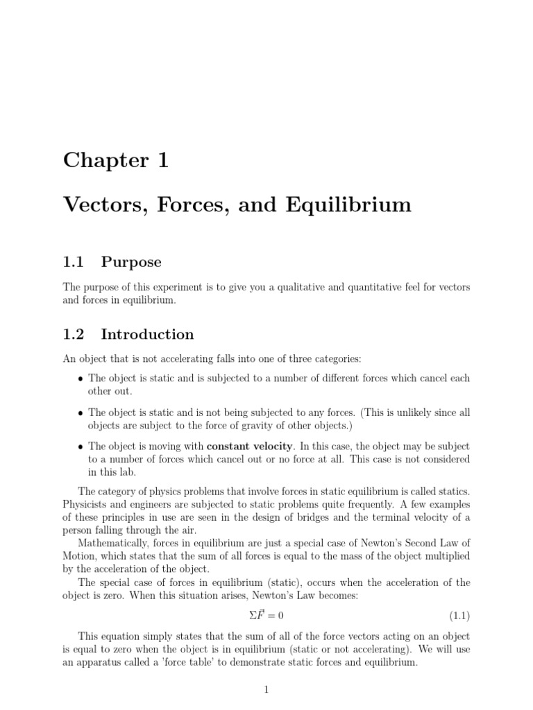 ch1 | PDF | Force | Tension (Physics)
