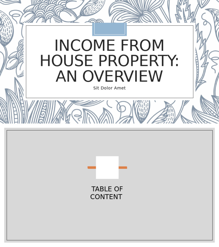 Income From House Property | PDF