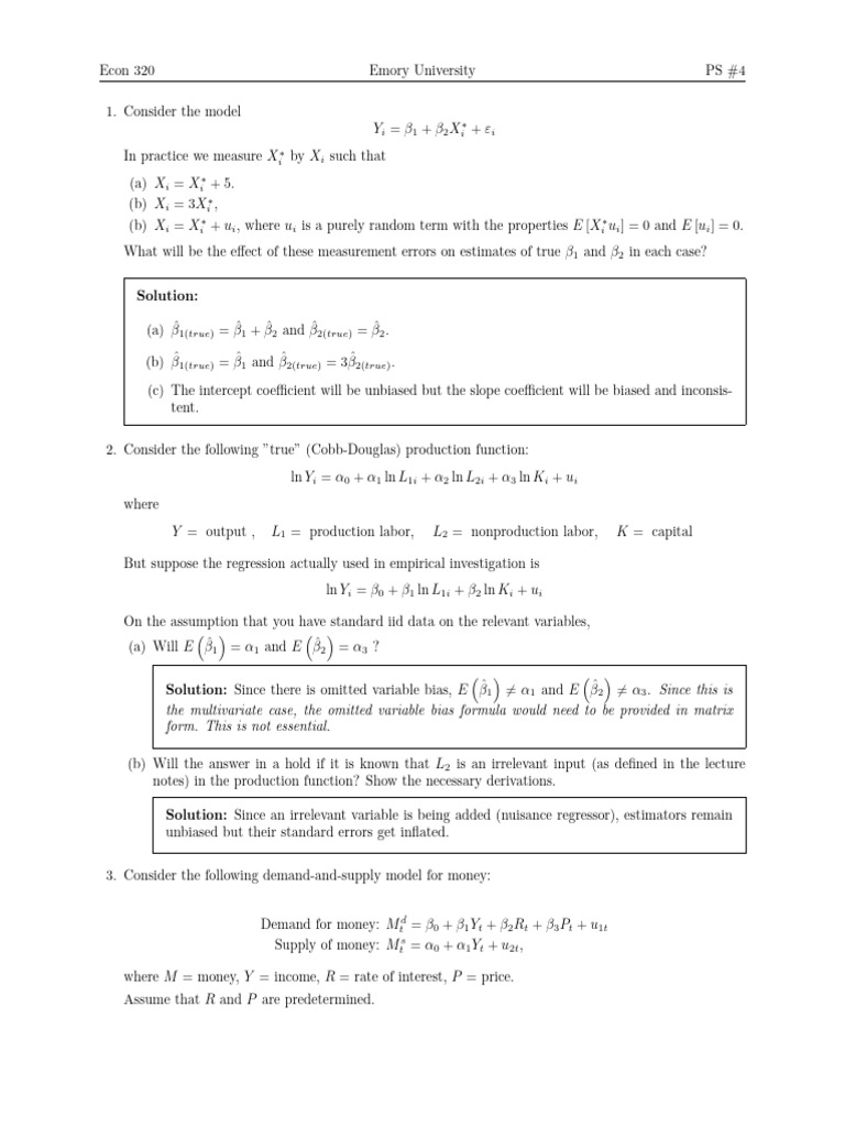 Ps 4 Sol | PDF | Statistical Analysis | Teaching Mathematics
