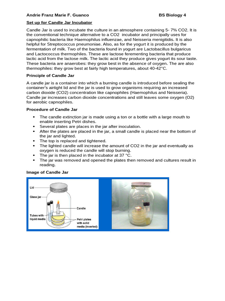 Setup For Candle Jar | PDF