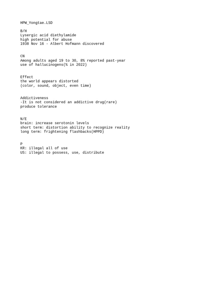 HPW Yongtae - LSD | PDF | Art